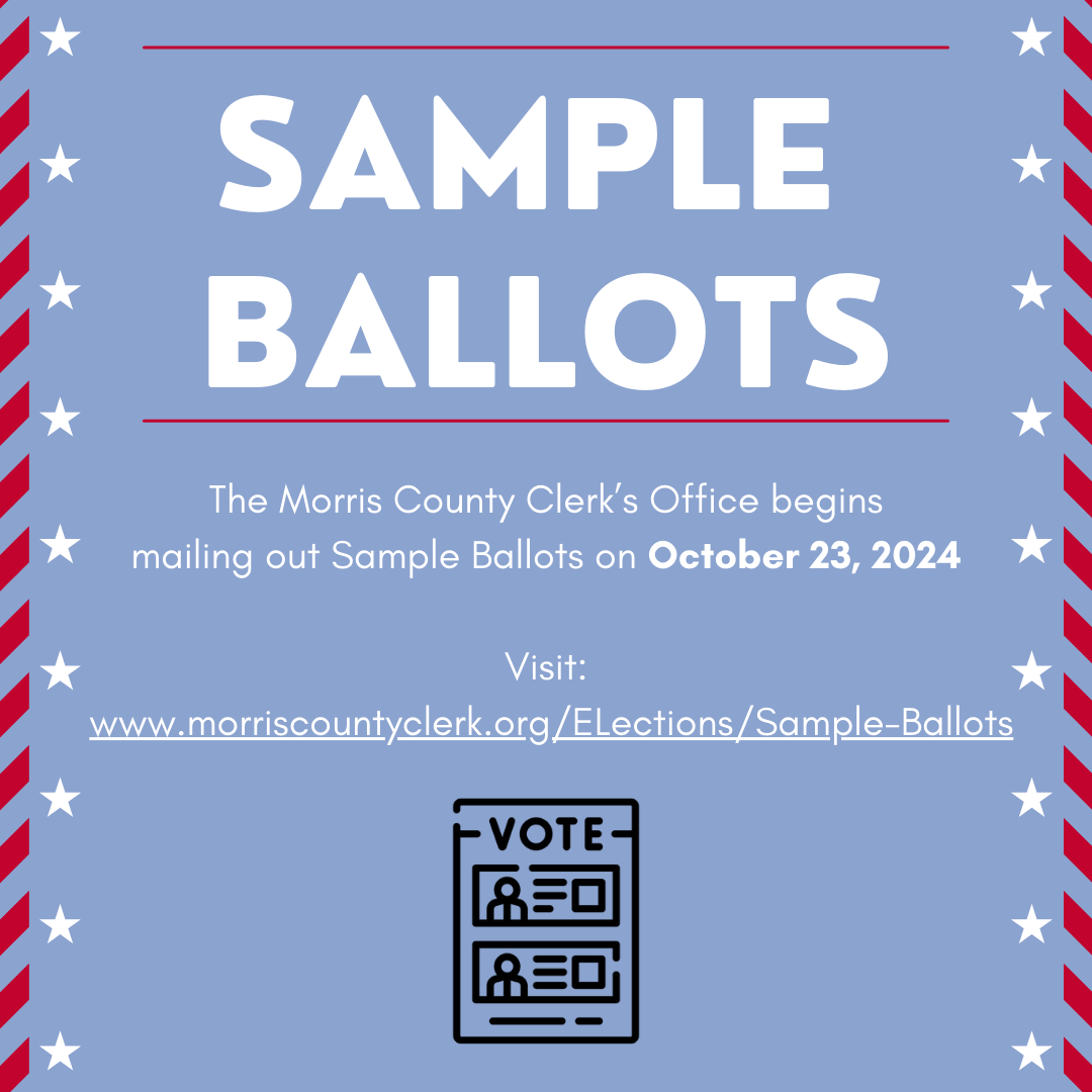 Borough of Florham Park New Jersey - Commencement of Mailing of Sample ...