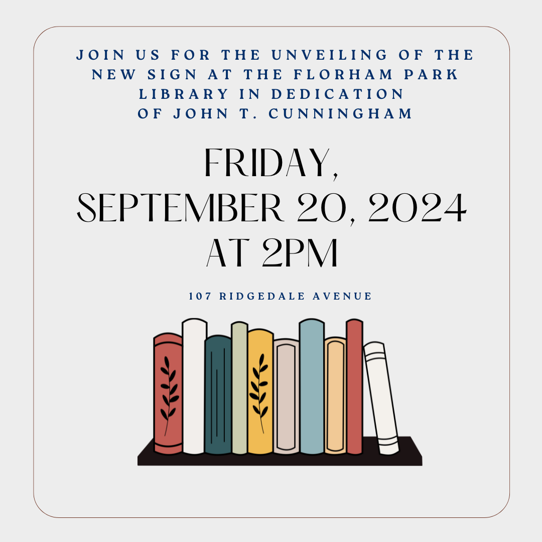 Borough of Florham Park New Jersey - Sign Unveiling at the Library